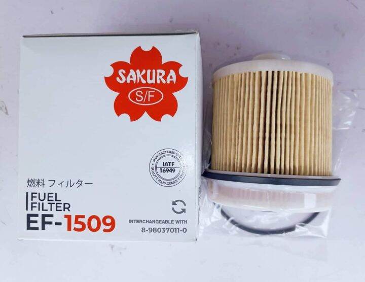 FUEL FILTER (EF-1509) ISUZU 4HK1/6HK1 (short) SAKURA | Lazada PH