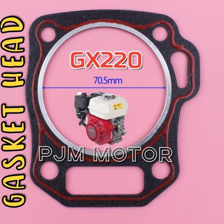 Gx220 Gasket head Paking deksel mesin pengerak 7Hp 8Hp Gx 220 | Lazada ...