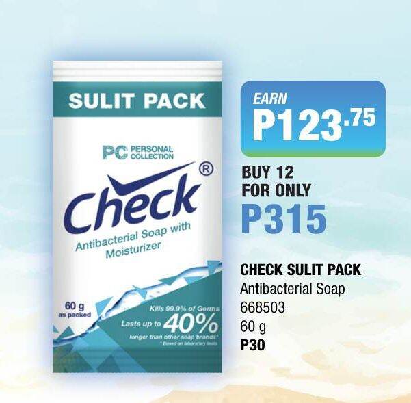 check soap sulit pack antibacterial with moisturizer sachet 60g | Lazada PH