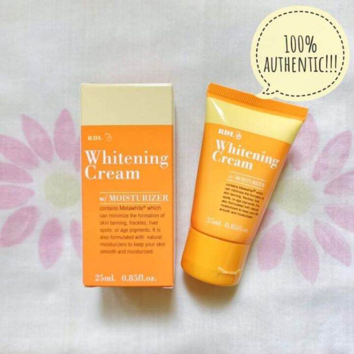 RDL Whitening cream with moisturizer 25ml&12g | Lazada PH