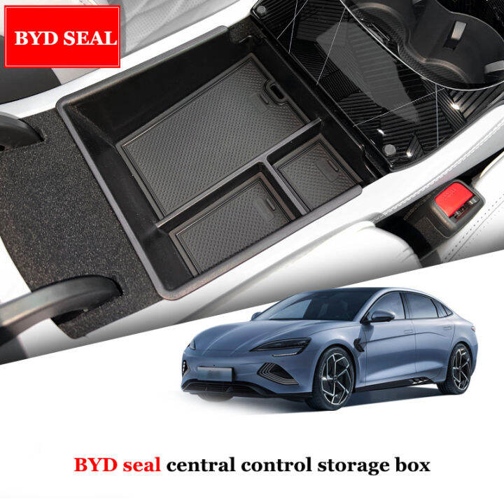 byd seal storage box under center console seal central control silicone ...