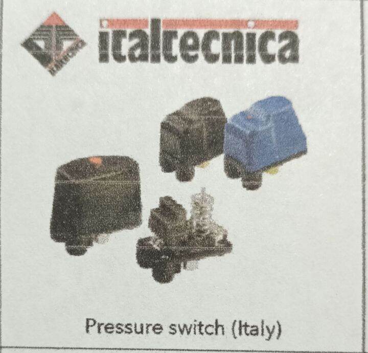 "Italtecnica" Pressure Switch (booster pump) PM/5 20-40psi, PM/12 70 ...