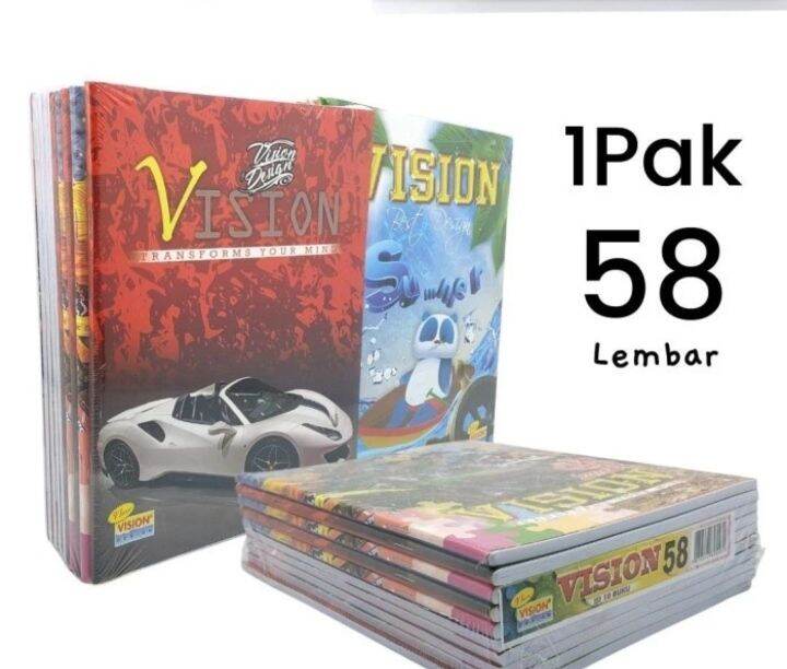 Buku Tulis Vision 58 Lembar (Satuan) | Lazada Indonesia