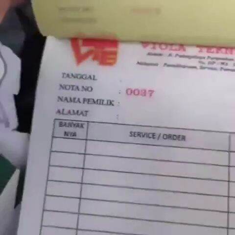 CETAK NOTA/ KWITANSI/ SURAT JALAN/ BON/ INVOICE/ LAINNYA, BAHAN NCR ...