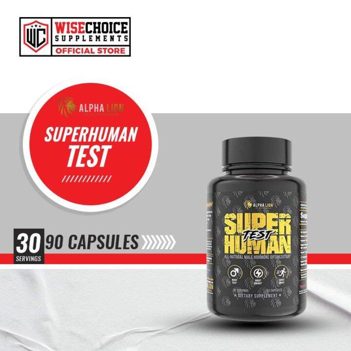 ALPHA LION SUPER HUMAN TEST 90 CAPSULES | Lazada PH