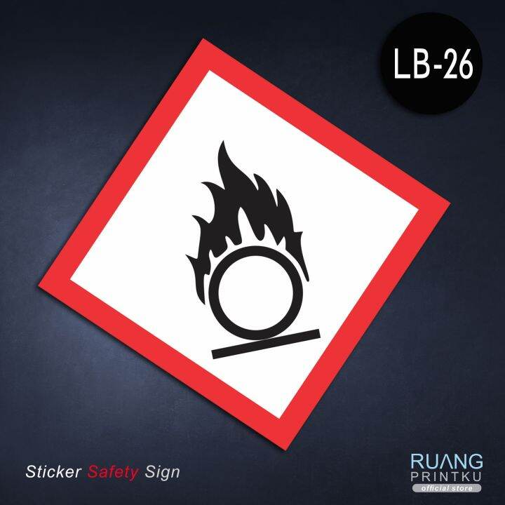 Stiker Label Limbah B3 Mudah Terbakar | Lazada Indonesia
