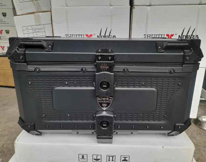 65 LITERS ALLOY TOPBOX WITH BACKREST | Lazada PH