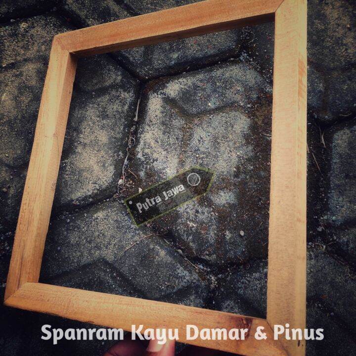 Spanram Lukis Kayu Damar & Pinus Jati belanda Ukuran 30 ×40 cm | Lazada ...