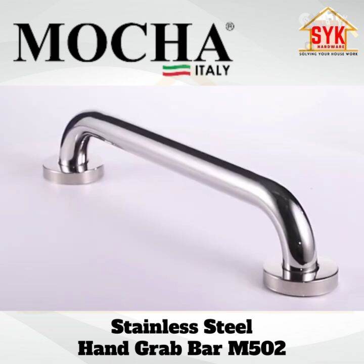 SYK MOCHA Stainless Steel Toilet Wall Mounted Hand Grab M502 Bathroom ...