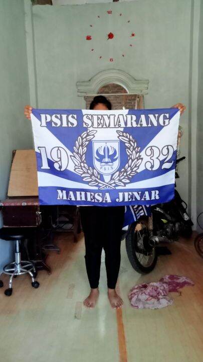 Bendera Printing Suporter Sepak Bola PSIS SEMARANG ready stok | Lazada ...