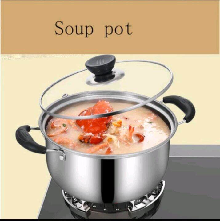 PANCI / STOCK POT STENLIS TUTUP KACA SET 3PC | Lazada Indonesia