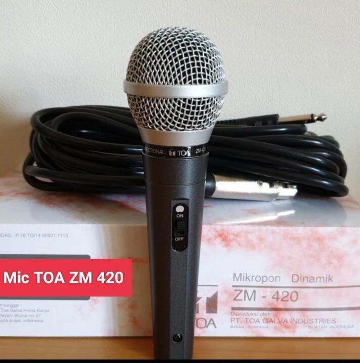TOA ZM 420/ Mic Kabel Toa ZM-420 original | Lazada Indonesia