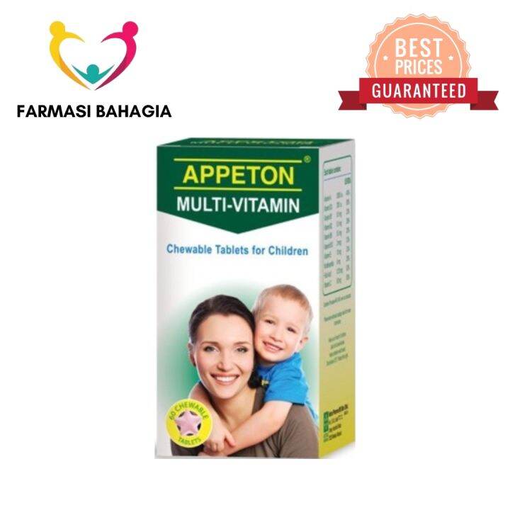 Appeton Multi-Vitamin Chewable Tablets For Children 60’s | Lazada