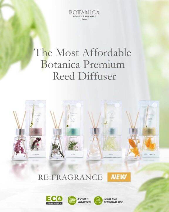Reed Diffuser Botanica Re:Fragrance Pewangi & Pengharum Ruangan Mobil ...