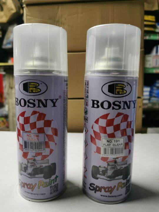 Bosny Top Coat Clear spray paint | Lazada PH