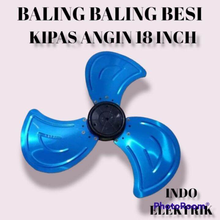 BALING BALING BESI KIPAS ANGIN 18 INCH MODEL AS ULIR DRAT | Lazada ...
