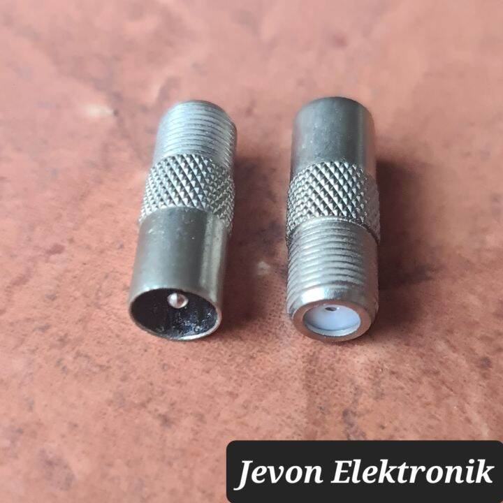 Jack TV Drat Male Connector Besi Konektor Jek Cowok | Lazada Indonesia