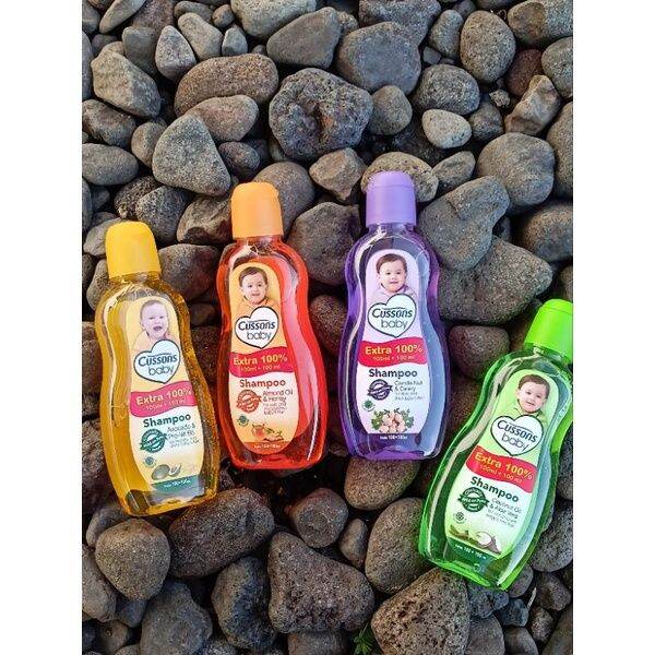 Cussons Baby Shampoo 100 ml 200 ml Warna Orange kuning Ungu Hijau ...