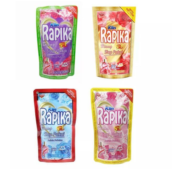 RAPIKA Pewangi | Pelicin Dan Pelembut Pakaian Refill 250ml | Lazada ...