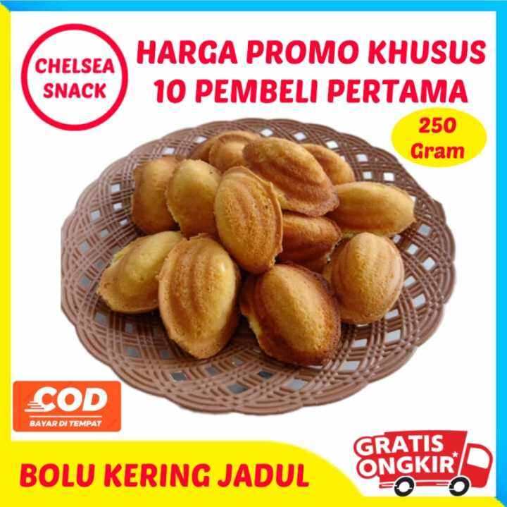 Bolu Kering Jadul 250 Gram Enak Kue Cubit Klembem Cermai Panggang Murah ...