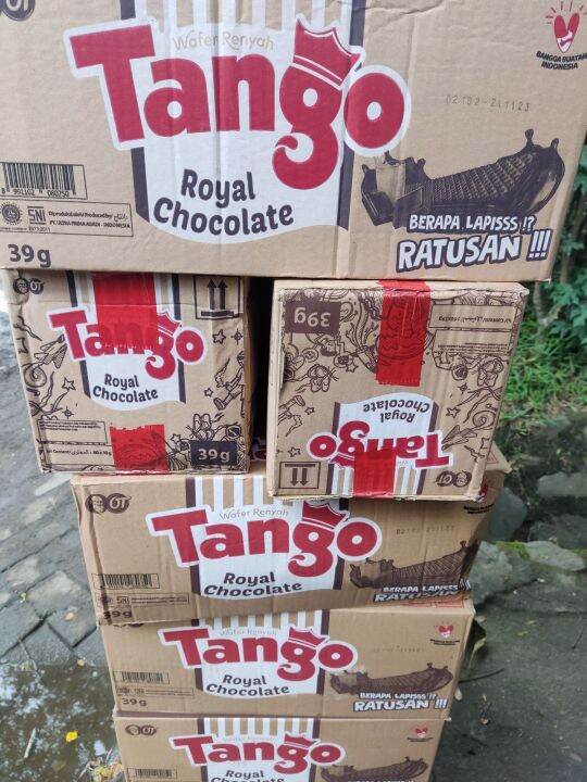 WAFER TANGO 39gr eceran 2000 harga distributor jual per dus rasa coklat ...