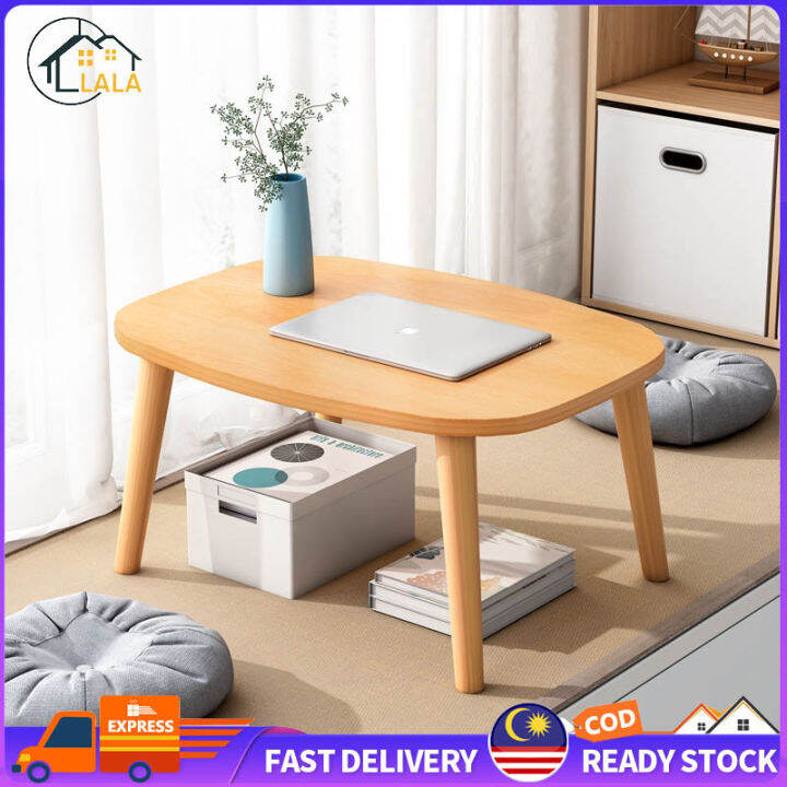 LALA Coffee Table Small Table Living Room Coffee Table Portable Wooden ...