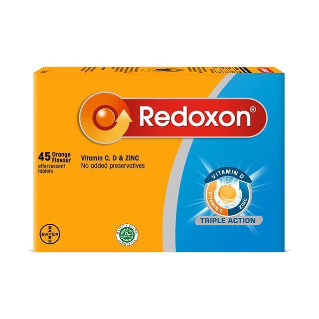 REDOXON RDX TRIPLE ACTION EFF ORANGE TAB 45S | Lazada