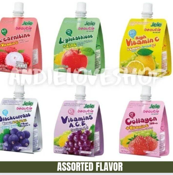 Jelle Beauti ( Vit.C Strawberry, L Glutathione GreenApple, Black ...