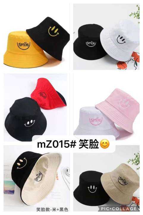Smiley Reversible Bucket Hat Unisex Waway Hat | Lazada PH