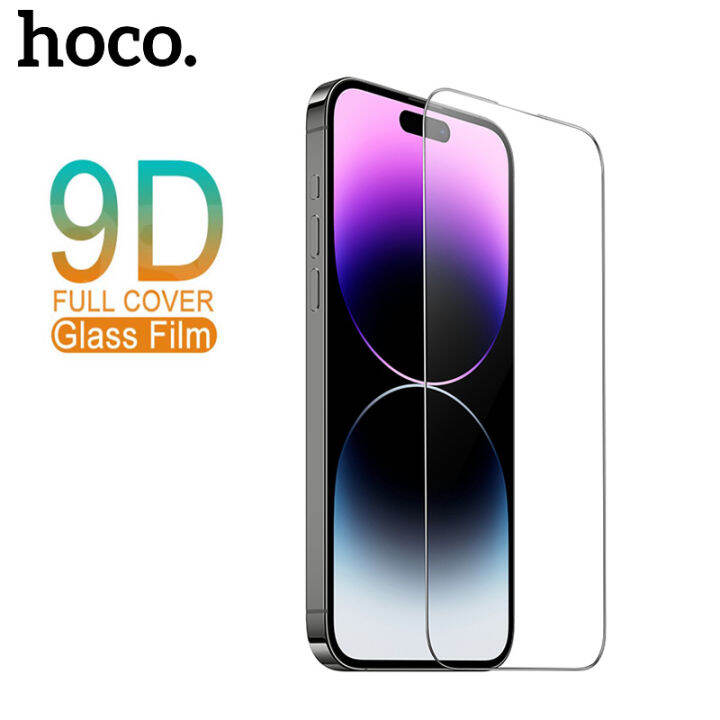HOCO กระจกกันฝุ่นโค้งขนาดใหญ่9D A34สำหรับ iPhone 15/ 15 Plus/ 15 Pro ...