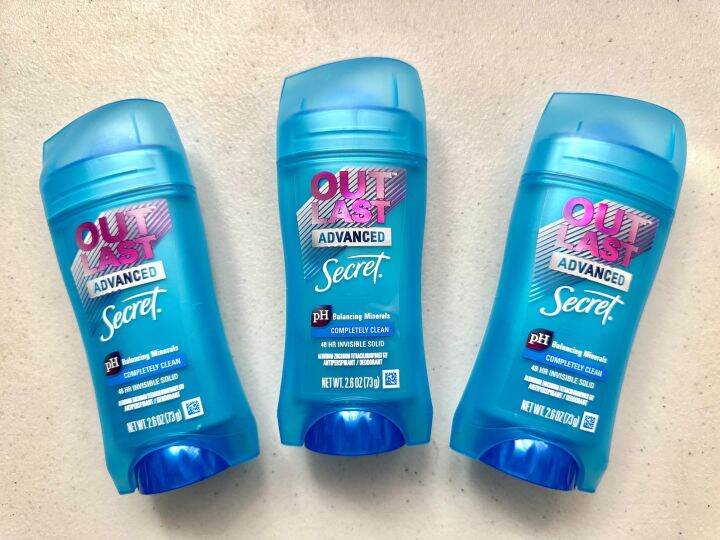 2024 Exp Secret Completely Clean 48 HR Invisible Solid Antiperspirant ...