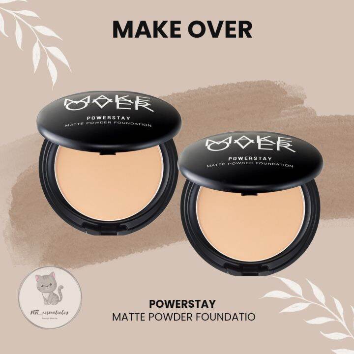 MAKE OVER POWERSTAY Matte Powder Foundation 12g | Lazada Indonesia