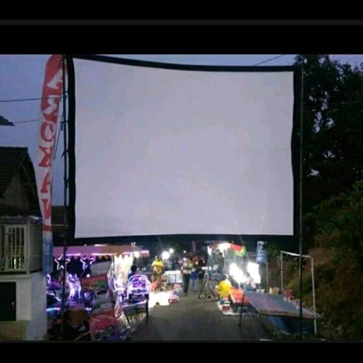 Screen proyektor 1.5x2 meter | Lazada Indonesia