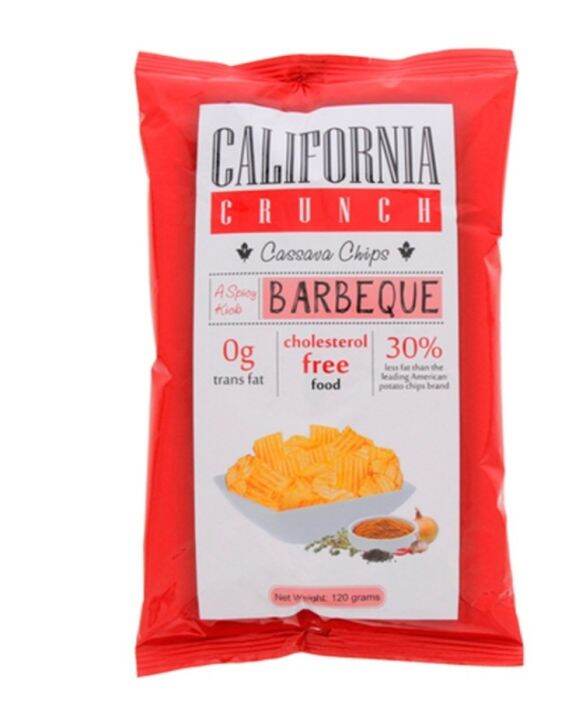 California Crunch Barbecue Cassava Chips 120g | Lazada PH