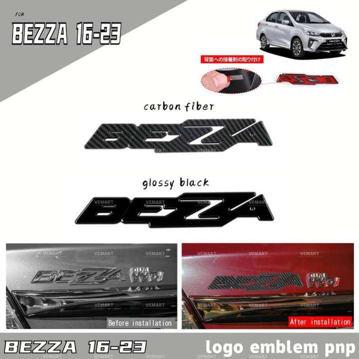 Vemart perodua bezza car logo pnp accessories | Lazada