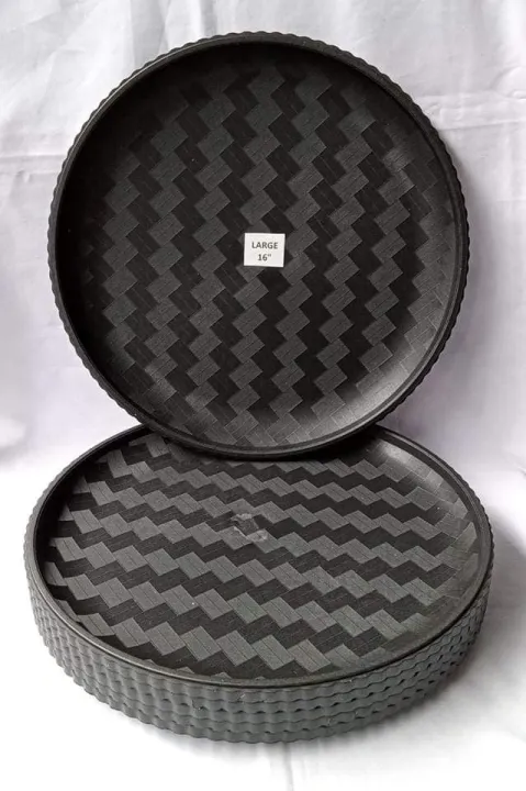 Round Plastic bilao XS (10 inches) S (12inches), M(14 inches), L(16 ...