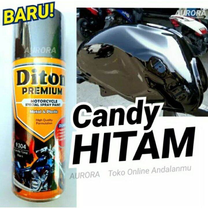 Pilok Pylox Cat Semprot Diton Premium Candytone Black 9304 Candy Black ...