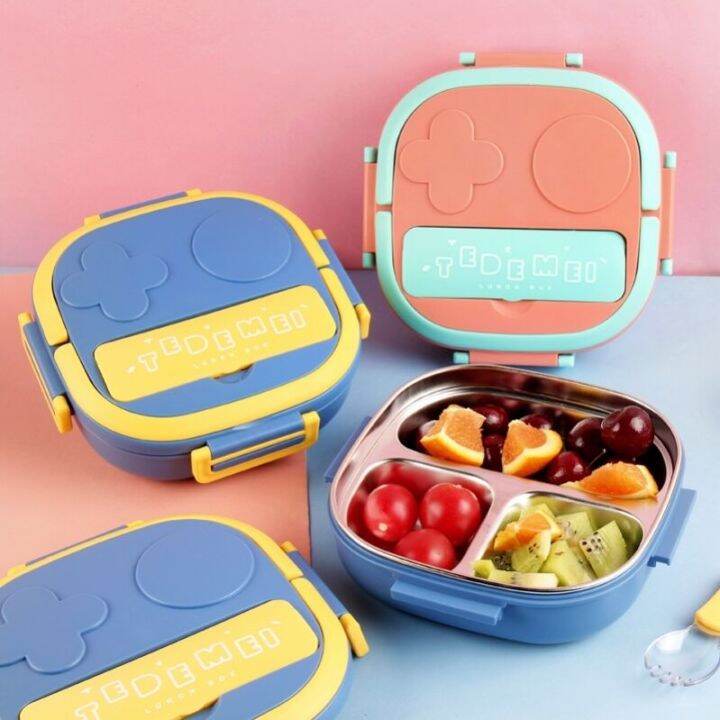 Lunch Box Tedemei Kotak Makan Siang Stainless 304 Tempat Makan Bento ...