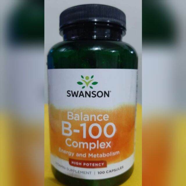 Balance Vitamin B-100 Complex 100 capsules EXPIRY: November 2023 ...