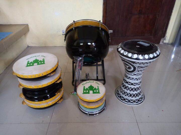 Rebana HADROH KOMPLIT 9 PERSONEL +LOGO | Lazada Indonesia