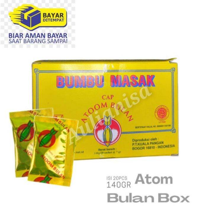 Bumbu masak cap atom bulan 1box isi 20sachet | Lazada Indonesia
