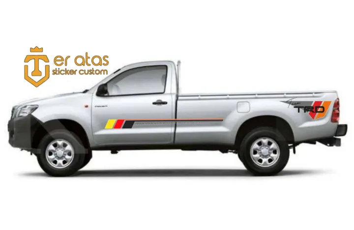 Sticker hilux single cabin , bisa request warna | Lazada Indonesia