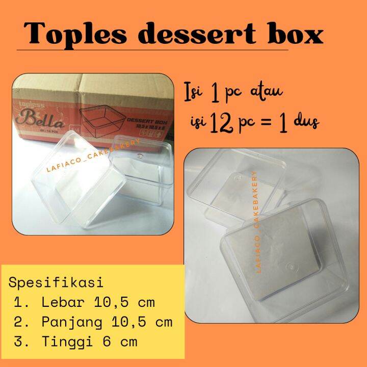 TOPLES DESERT BOX KOTAK | Lazada Indonesia