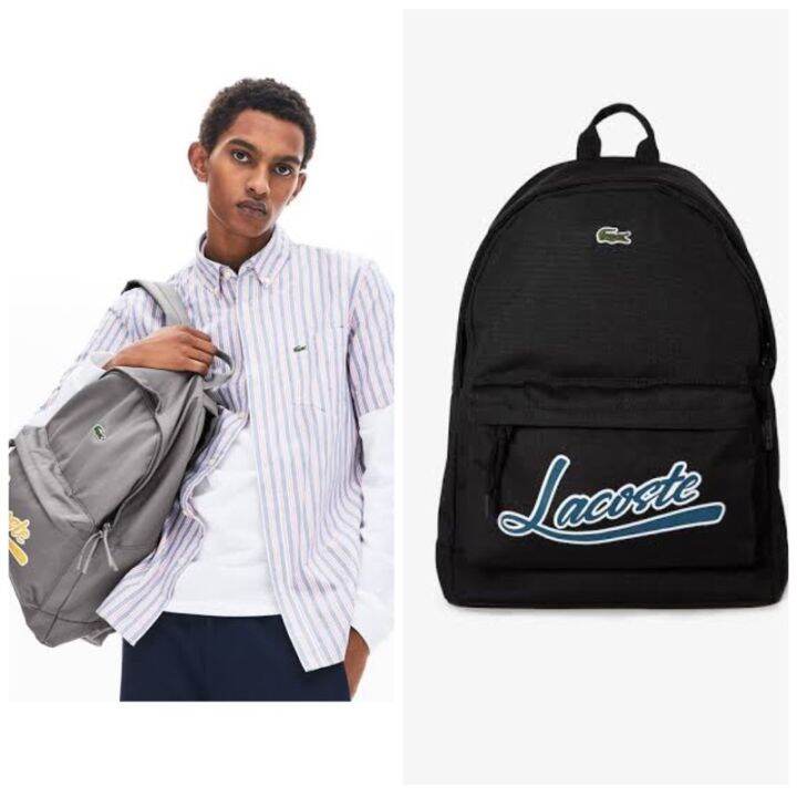 LACOSTE NEOCROC SCRIPT BACKPACK | Lazada PH
