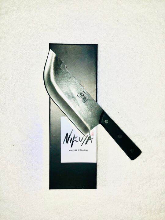 Nikuya Carbon Steel Nakiri Japanese Kitchen Knife | Lazada PH