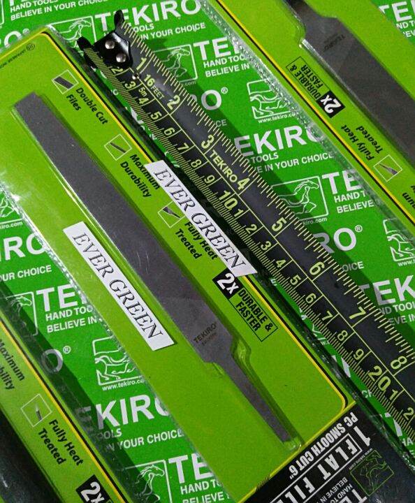 Kikir Besi model Plat 6" in TEKIRO kikir baja Flat/Rata 6 inchi (15 ...