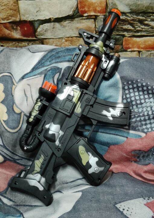 Battery operated toy gun with sounds and light | Lazada PH