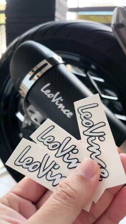 Stiker Leovince leo vince Cutting Sticker knalpot | Lazada Indonesia