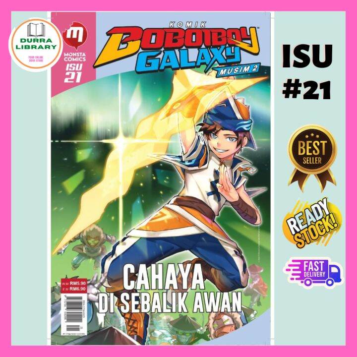 Komik BoBoiBoy Galaxy Musim 2 : Isu 21 “CAHAYA DI SEBALIK AWAN” | Lazada