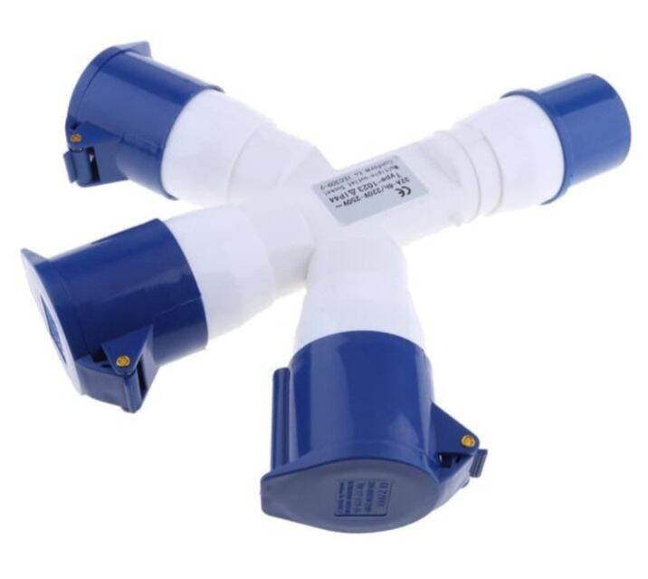 Industrial socket 16A 3 Phase ( Cabang 3 ) Ford | Lazada Indonesia
